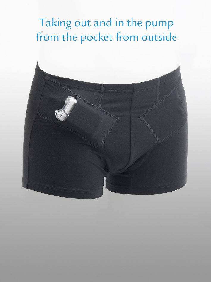 UM Boxer shorts boxi 2 double black_pants with insulin pump pocket_7 ...